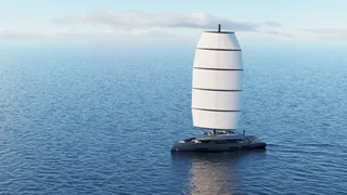 Dixon Yacht Design presents 33m DynaRig concept Mini Juno